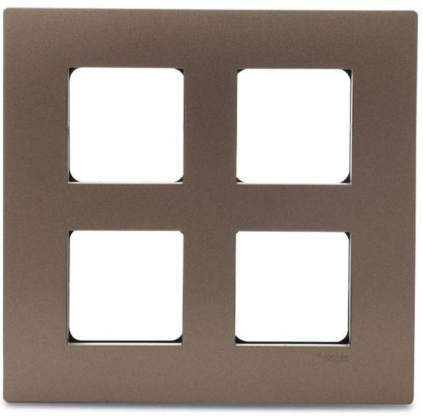 Schneider Electric Opale-8 Module Grid and Cover Plate - Square, Rustic ...