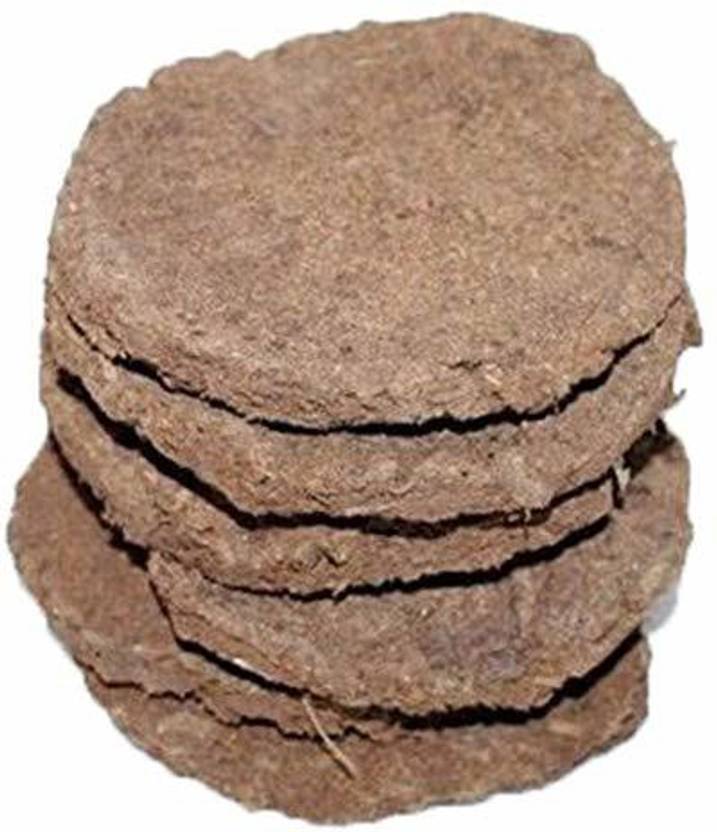 Earth Angels Cow Dung Cake Organic Gobar Ka Upla / Kanda for Hawan ...