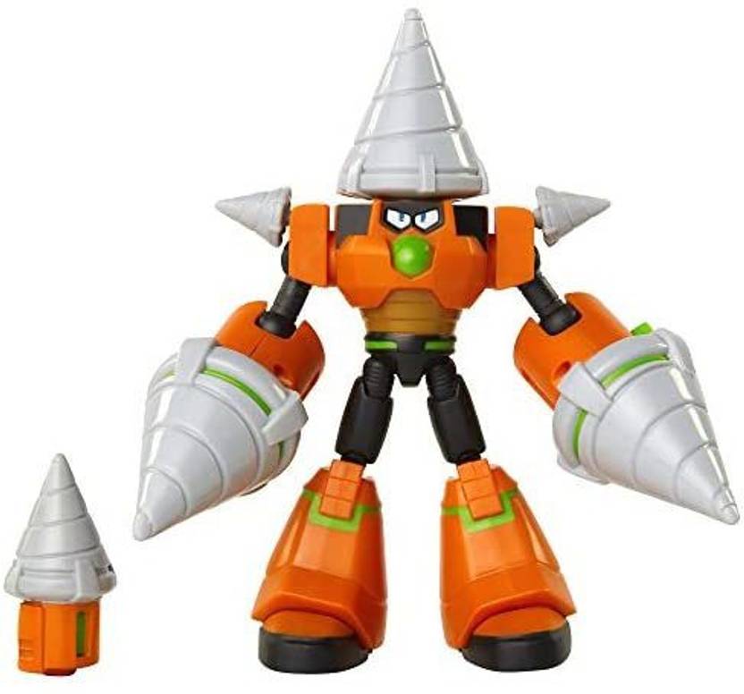 Jakks Mega Man: Fully Charged Deluxe Drill Man Articulated Action ...