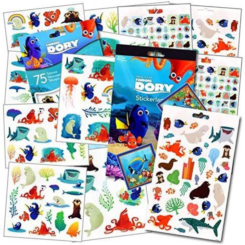 DISNEY Finding Dory Party Favors Pack (295 Finding Dory Stickers & 75 ...