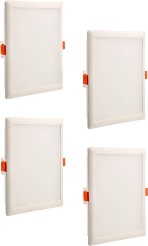HPL HPL Spark 06 W Square LED Slim Panel (Cool Day Light - Pack of 4 ...