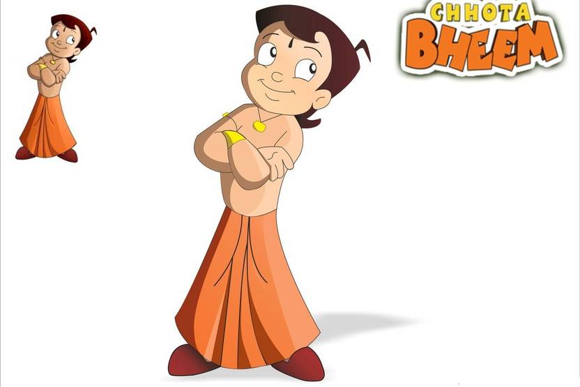 Chota Bheem Cartoon Sticker Poster |Sticker Poster for Wall Decoration ...