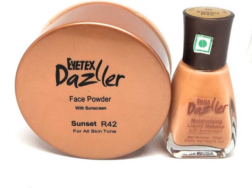 Eyetex Dazller Face Powder and foundation Combo of 2 Price in India ...