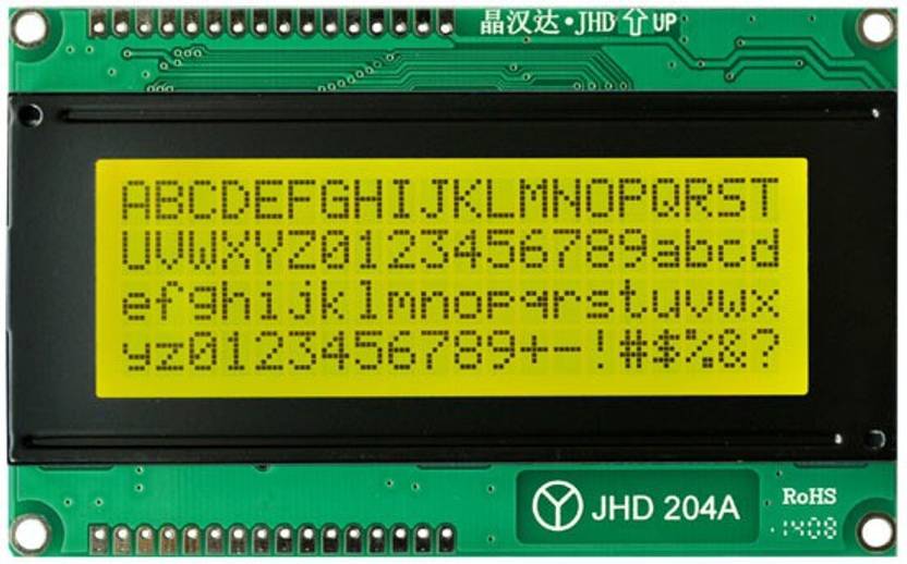 HOMEITT LCD 20X4 Character Module Green Display 5V - JHD 204A 4 Line ... HOMEITT LCD 20X4 Character Module Green Display 5V - JHD 204A 4 Line ...