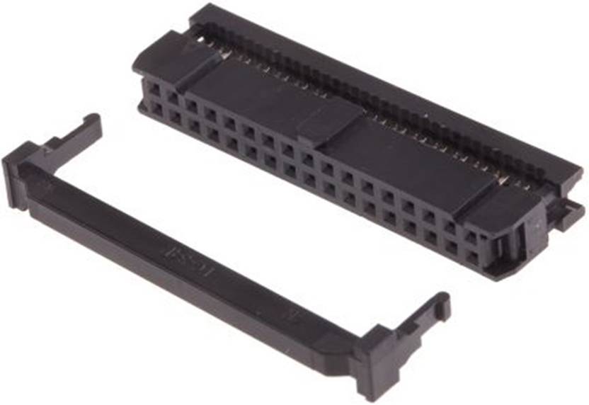 e4u FRC Connector Female 34 Pin 2.54mm Pitch Press Mount - 10 No's ...