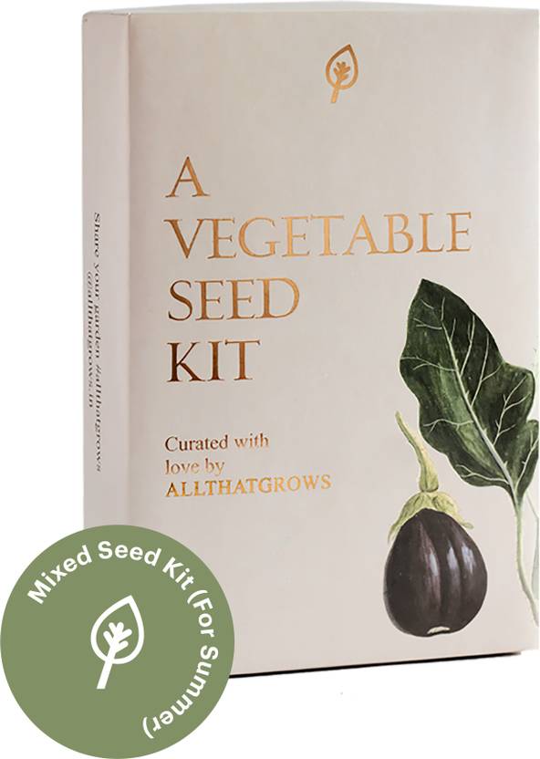 AllThatGrows Mixed Vegetable Gardening Seed Kit For Summer - (10 ...