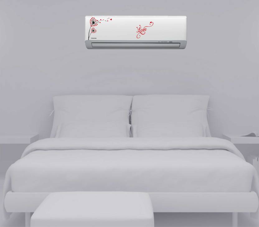 Crown Decals 30 cm Multi Color Decorative Air conditioner Sticker - AC ...