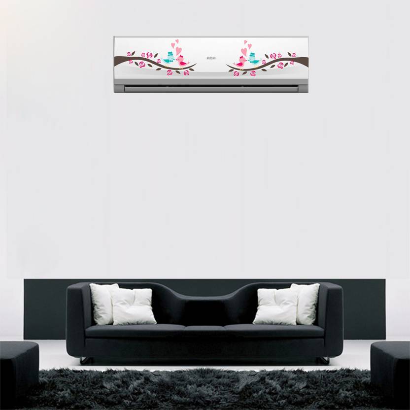 Crown Decals 16 cm Multi Color Decorative Air conditioner Sticker - AC ...