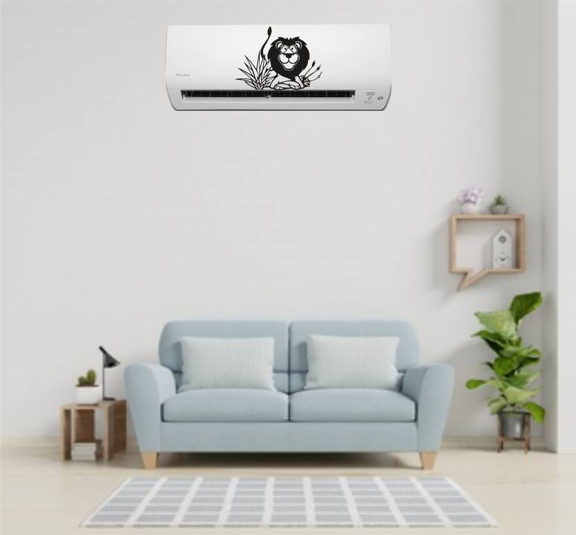 Crown Decals 30 cm Multi Color Decorative Air conditioner Sticker - AC ...