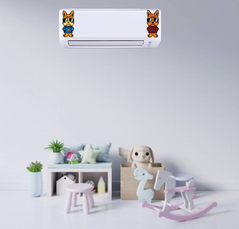 K2A Studio 10 cm Multi Color Decorative Air conditioner Sticker - AC ...