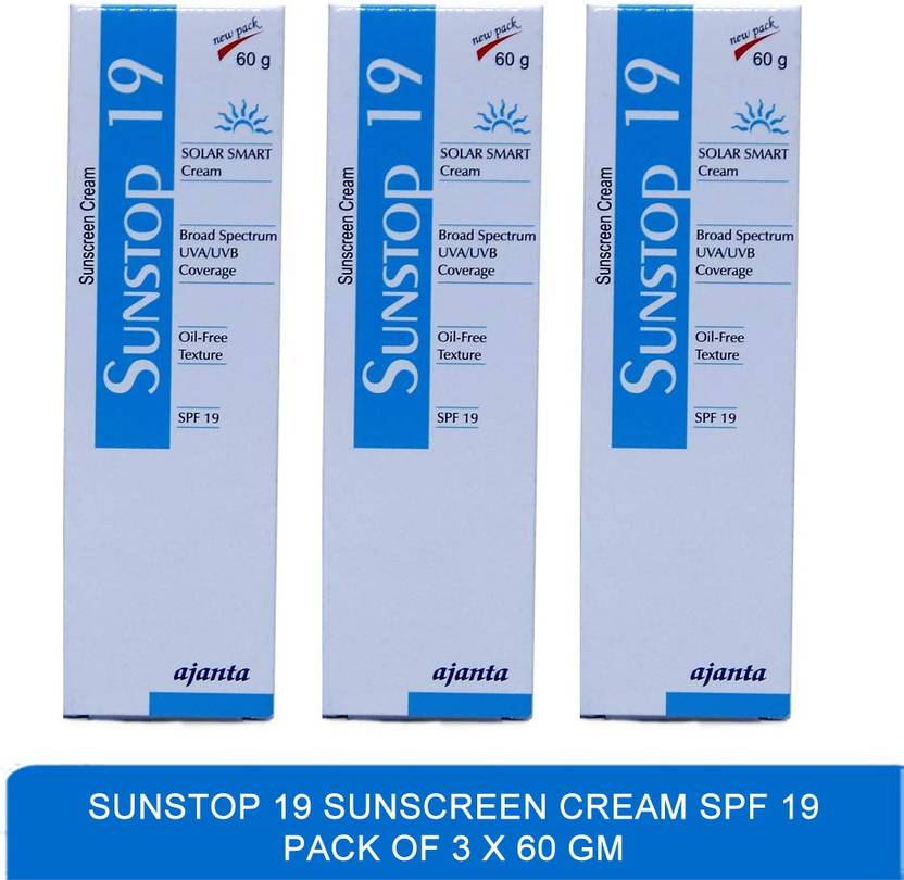SUNSTOP 19 Sunscreen Cream SPF 19 - best sun protection cream for face ...