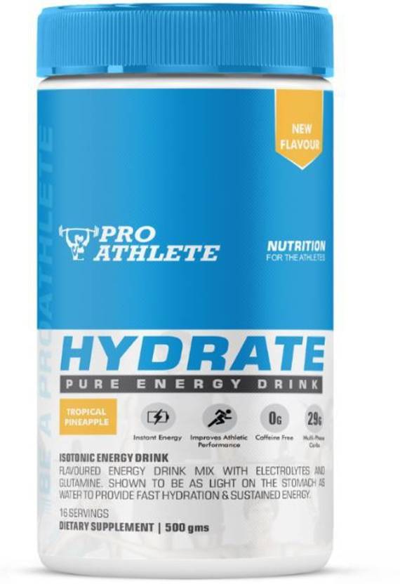 ProAthlete HYDRATE PURE ENERGY DRINK - Athlete's/sports Isotonic Energy ...