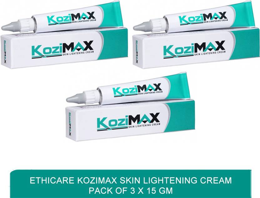 ethicare Kozimax skin lightening cream - dermatologist recommended skin ...
