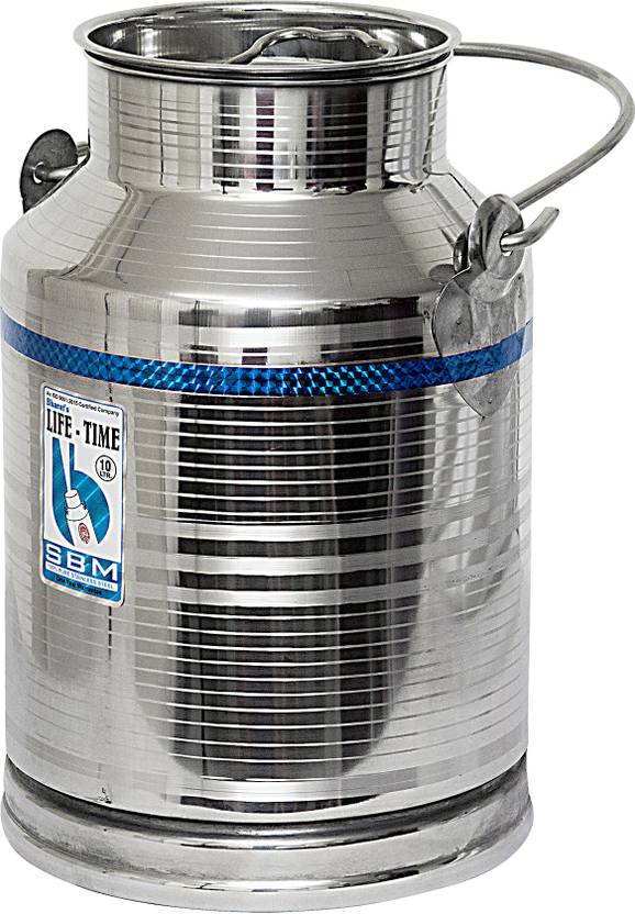 SBM Stainless steel Milk/Oil/Ghee Container/Can/Barni/Wadi//Milk pot ...