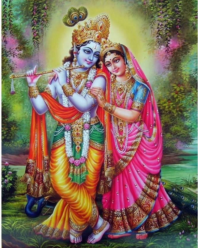 Razwada 90 cm Bhagwan Sticker Self Adhesive Sticker Price in India ...