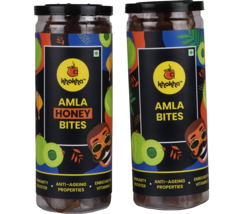 KHOKHA Amla Bites and Amla Honey Bites Sweet, Sour Candy Price in India ...
