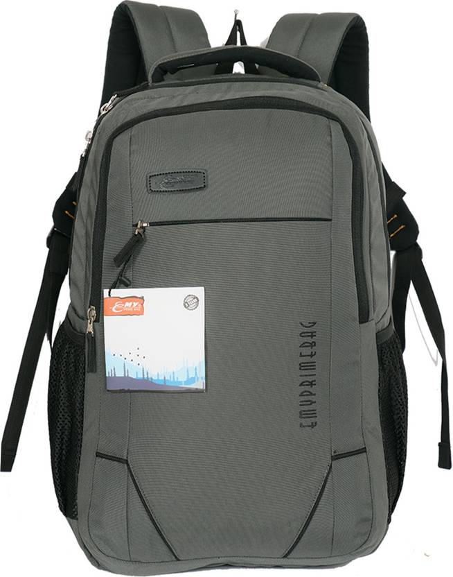 emy prime bag 18 inch Expandable Laptop Backpack Greyish Green - Price ...