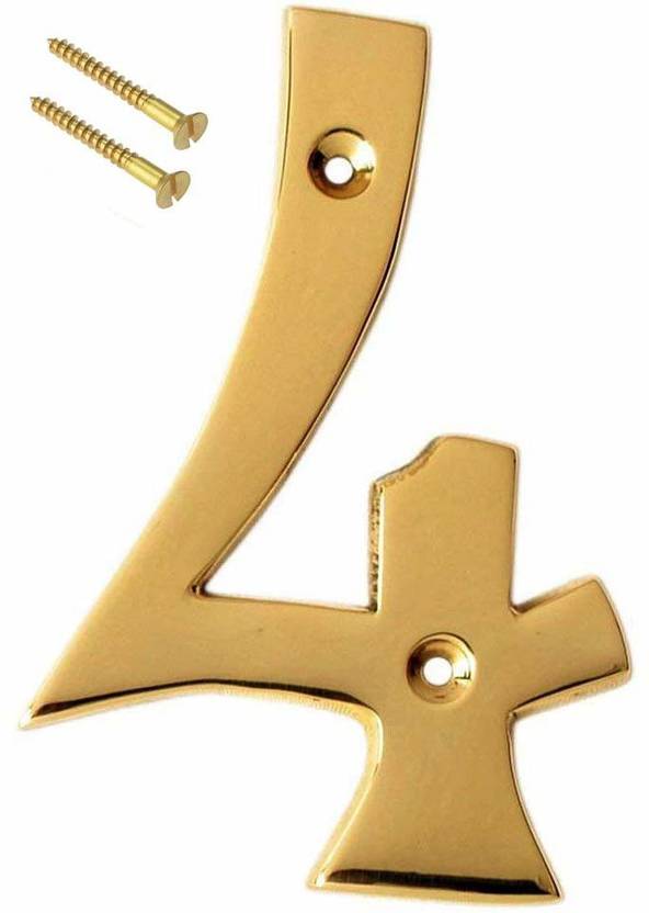 eSplanade Brass Number 4 Sign Price in India - Buy eSplanade Brass ...
