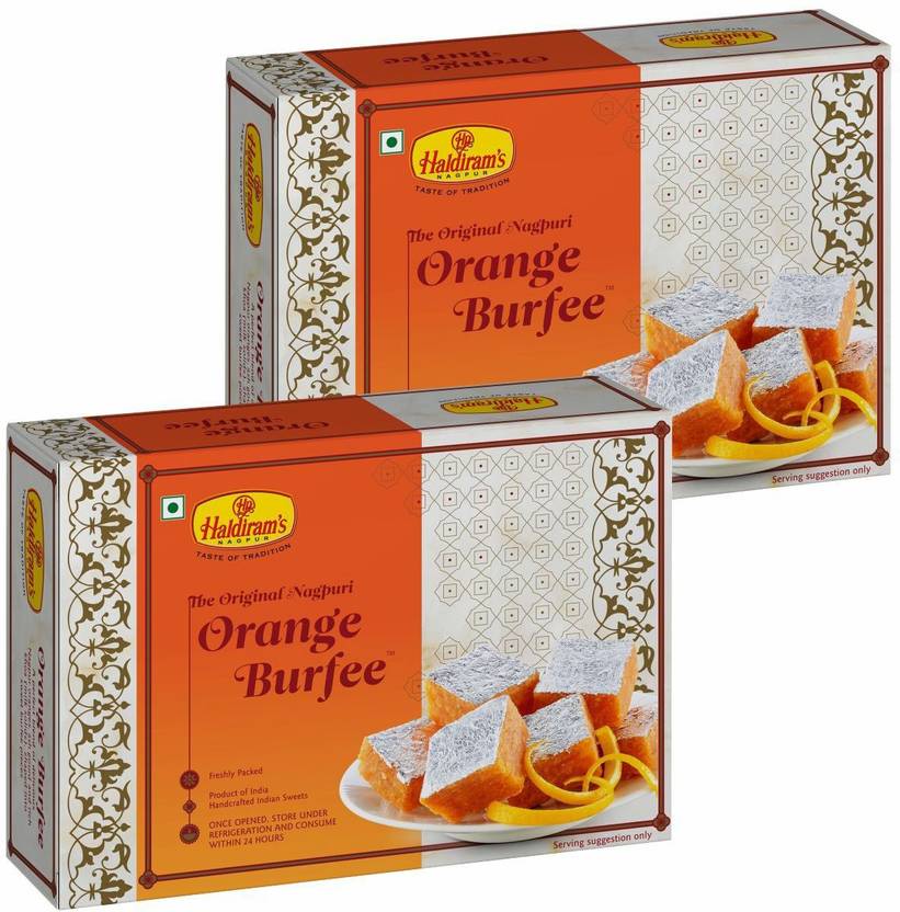 Haldiram's Orange Burfee (Pack of 2) Box Price in India - Buy Haldiram ...