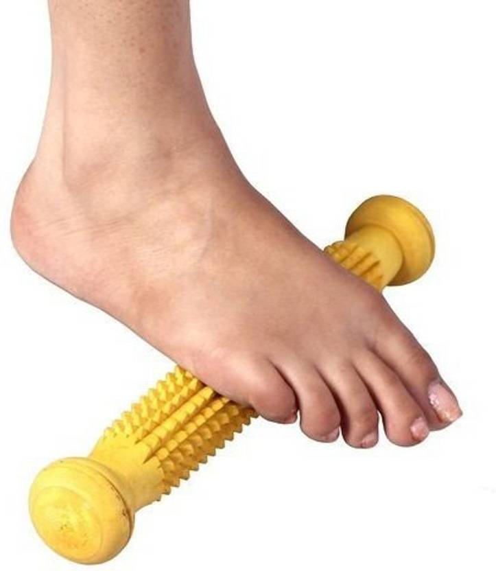 infinitydeal Handheld Foot Roller pack of 1Handmade Handheld Foot ...