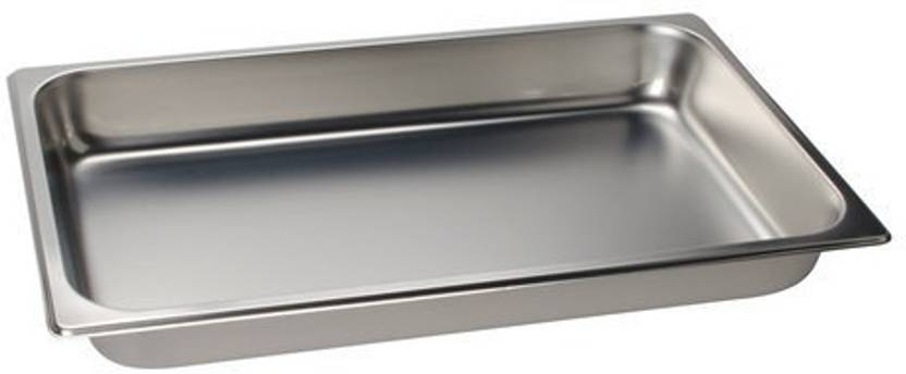 G S HUB STAINLESS STEEL SHALLOW TRAY-SIZE-12X8 Reusable Medical Tray ...