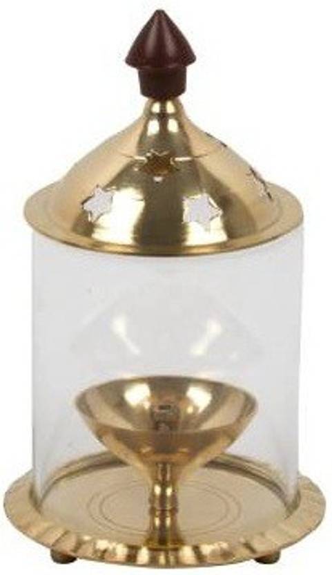 Xerobic Brass Akhand Diya/Pital Jyot Diva/Pooja Deepak/Table Diya ...