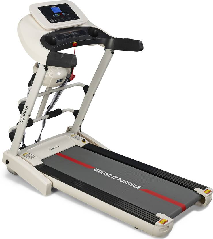 Lifelong LLTM63 4HP FitPro Multi-Function Treadmill with Massager ...