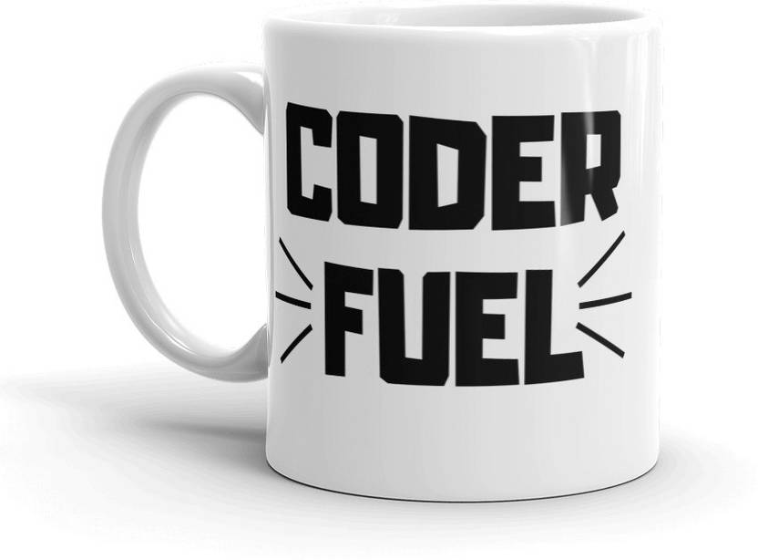 Codersparadise Coder Fuel Ceramic Microwave Safe Coffee Tea Cups 11 Oz T For Programmer 9751