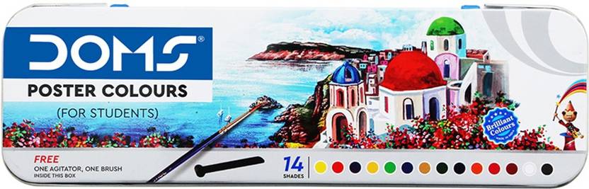 Flipkart.com | DOMS Poster Colours 14 Shades
