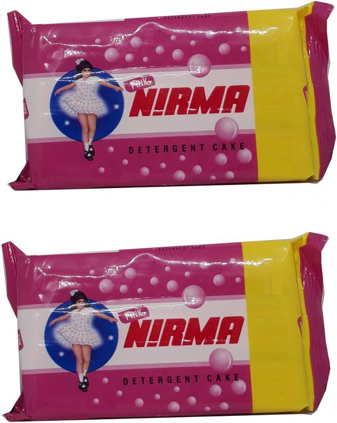 Nirma Pink Detergent Cake 300 Gram - Pack of 2 Detergent Bar Price in ...