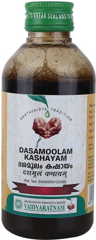 Vaidyaratnam Dasamoolam Kashayam 200 ml (Pack Of 3)_ Sold By Global ...