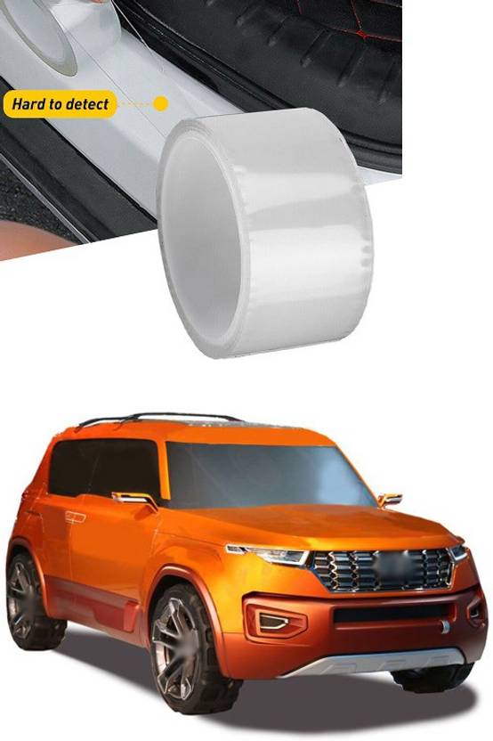 PRTEK Universal Car Door Sill Scuff Guard, Welcome Pedal Protect, Anti ...