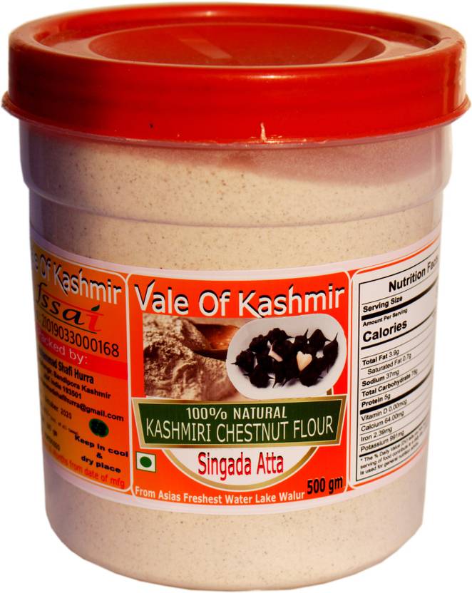 vale of kashmir Kashmiri Singada Atta / Water Chest Nut Flour Price in ...