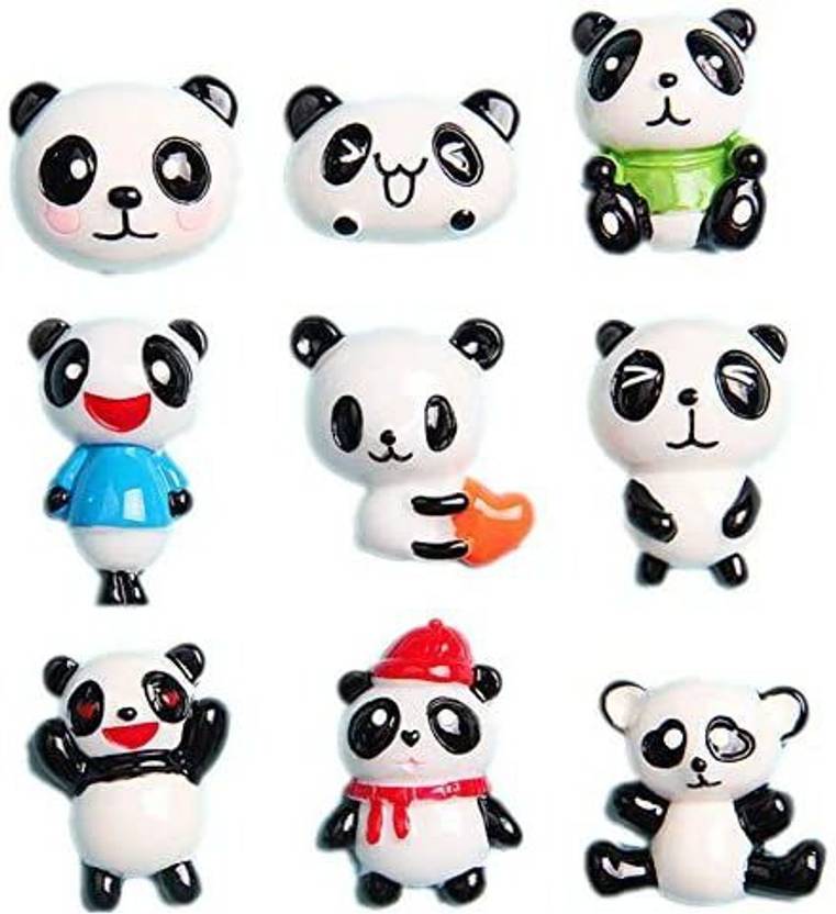Zhiheng 27 Pack Kawaii Giant Panda Slime Charms Panda Bear Animals ...