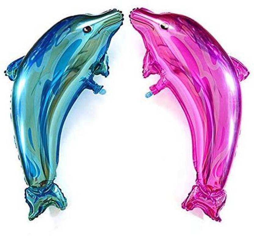 Flipkart.com | AnnoDeel Solid 6 pcs Dolphin Balloons33inch Large ...