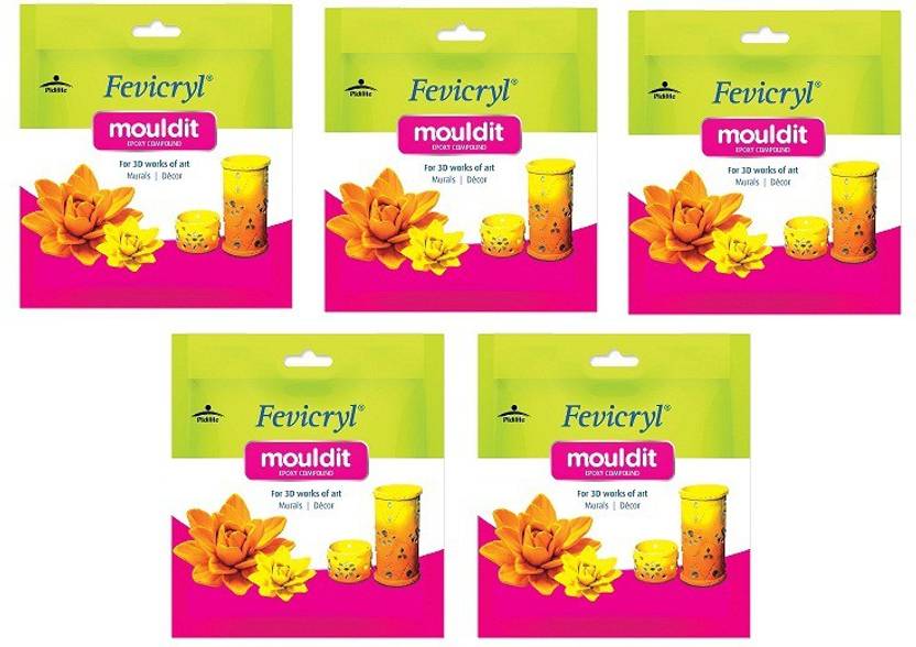 Pidilite Fevicryl Mouldit Art Clay 5 Pack Art Clay Price in India - Buy ...