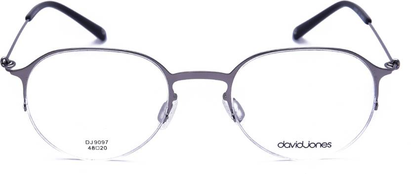 David Jones Half Rim Round Frame Price in India - Buy David Jones Half ...