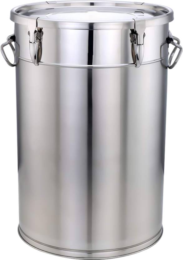 SARANGWARE Stainless Steel Leak Proof Air Tight Container, Drum, pawalu ...