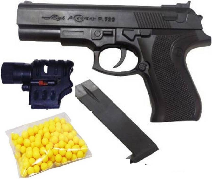 WHEELSQUARE HIGH Accuracy p 729 Leaser GUN with 100 BB Bullets Guns ...