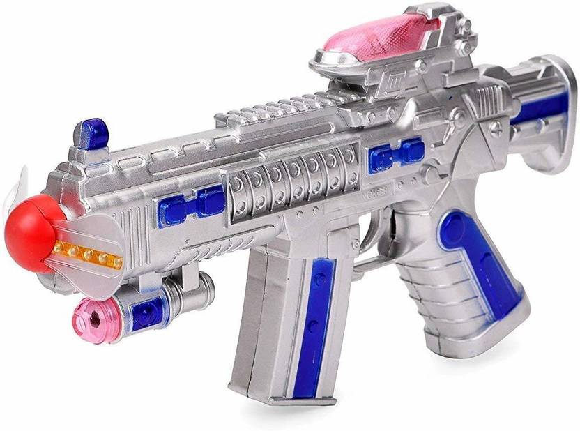 aardiktoys space gun toy for kids with sound & led matrix flashing ...