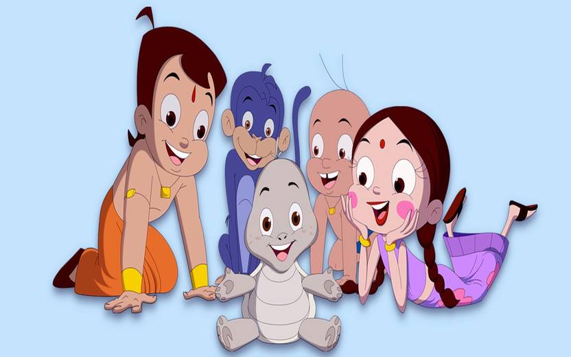 Cartoon Sticker Poster|Chota Bheem and Friends Cartoon Poster |Wall ...
