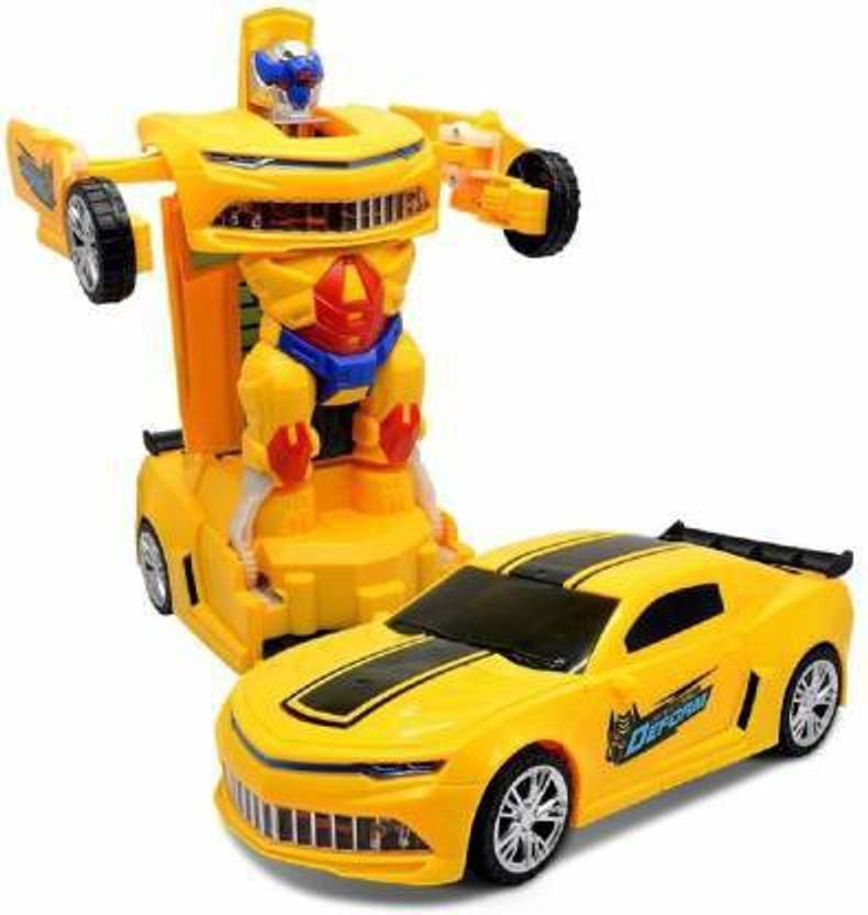 Parth Toys Hub Transforming Car Convert Into Robot Action Figure for ...