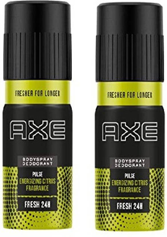 AXE PULSE BODY SPRAY PULSE ENERGIZING CITRUS FRAGRANCE PACK OF ...