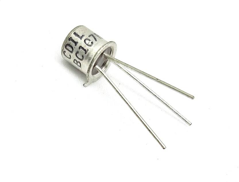 Ihc BC107B / BC107 silicon planar epitaxial NPN transistor (PACK OF 5) by Indian Hobby Center ...