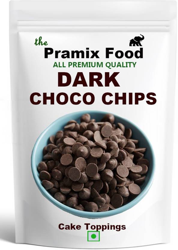 Pramix Dark Chocolate Chips/ Choco Chipps 250 gm Choco Chips Solid ...