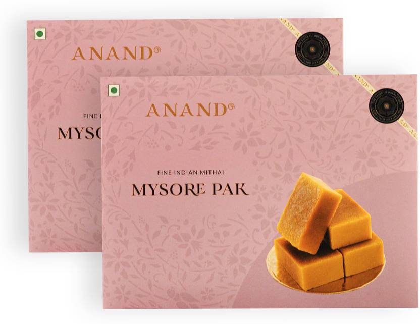 Anand Mysore Pak Special Soft Melt In Mouth Pure Ghee Mithai Pack