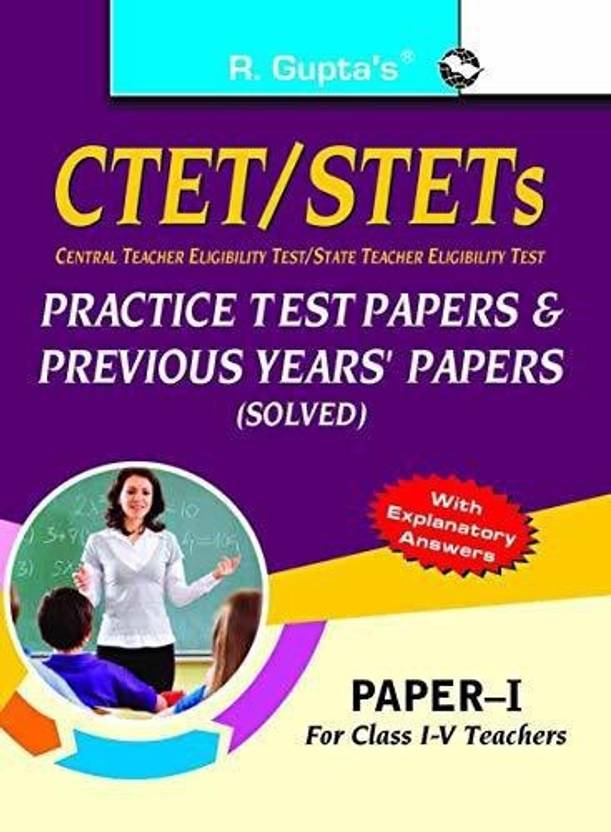 CTET/STETs: Practice Test Papers & Previous Papers (Solved) - Paper I ...