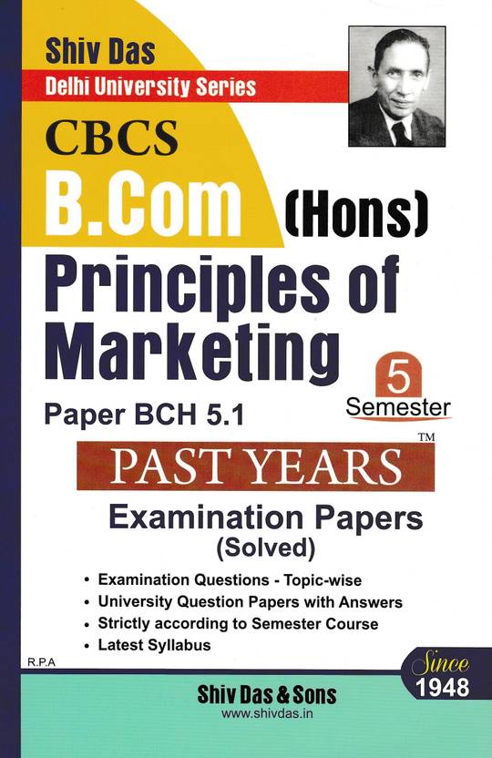 Shiv Das Delhi University Series Bcom Hons 5 Semester Principles Of ...