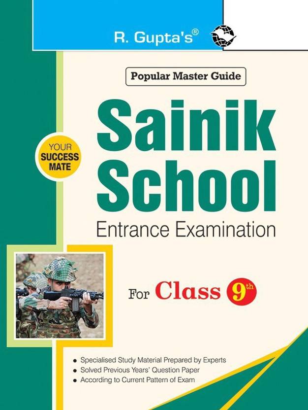 Sainik School Entrance Exam Guide for (9th) Class Ix: Buy Sainik School ...