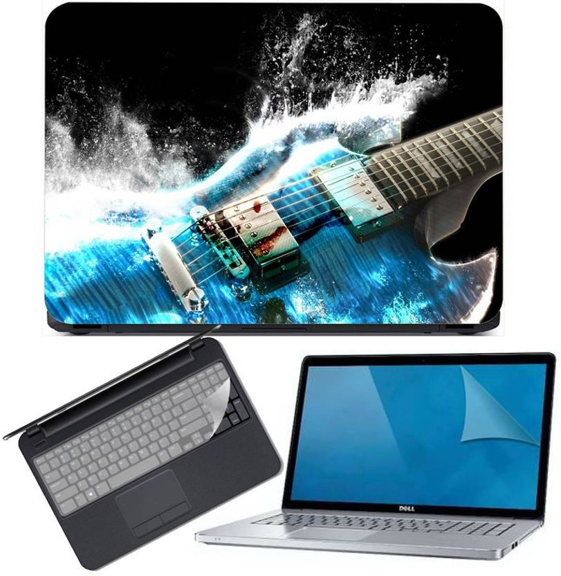 LIKEIT Laptop Printed stickers & Skin (Matte Finish), Multicolor 3 in 1 ...